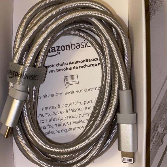 Amazon Basics | Other | Amazonbasics Braided Usbc Cable 6ft Open Box ...